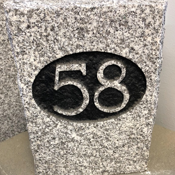 Mailbox Numbers Engraving - North Reading, MA - Superior Mailbox Design